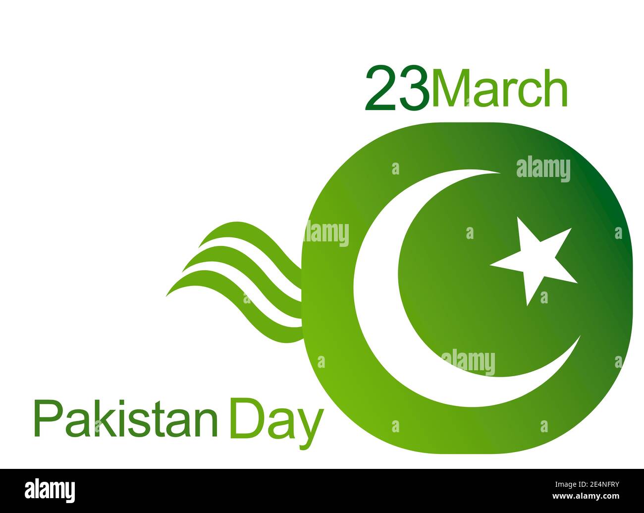 Pakistan Resolution Day, 23rd of March, with creative design ...