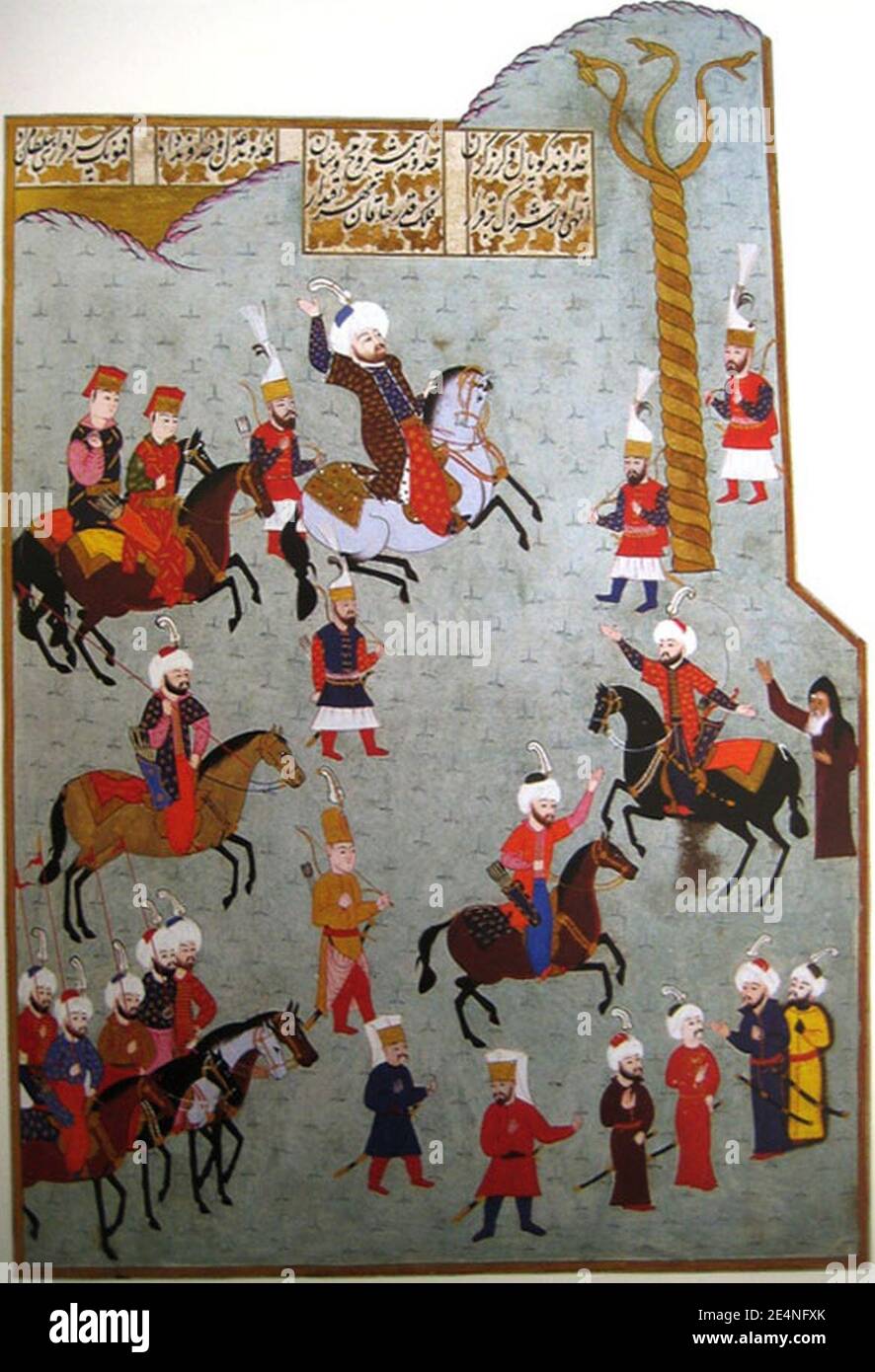 Mehmed II and Serpent Column Stock Photo - Alamy