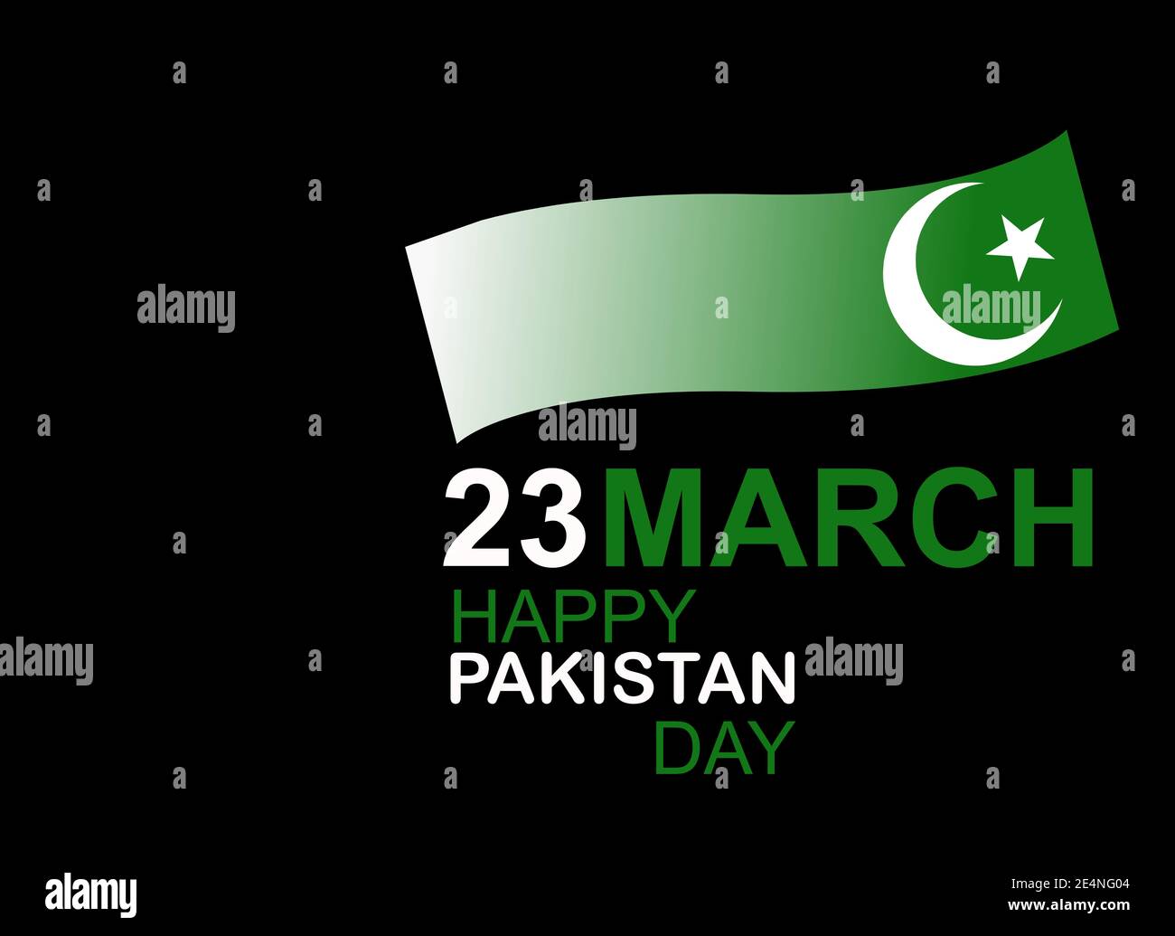 Pakistan Resolution Day, 23rd of March, with creative design ...