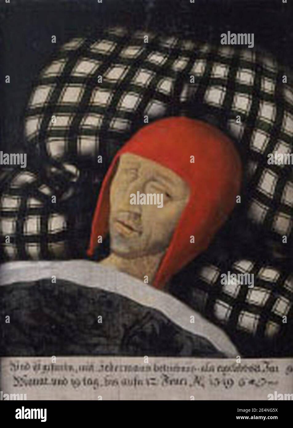 Maximilian I on Deathbed Stock Photo - Alamy
