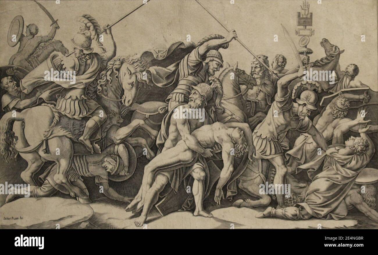 Menelaus Holding the Body of Patroclus Stock Photo - Alamy