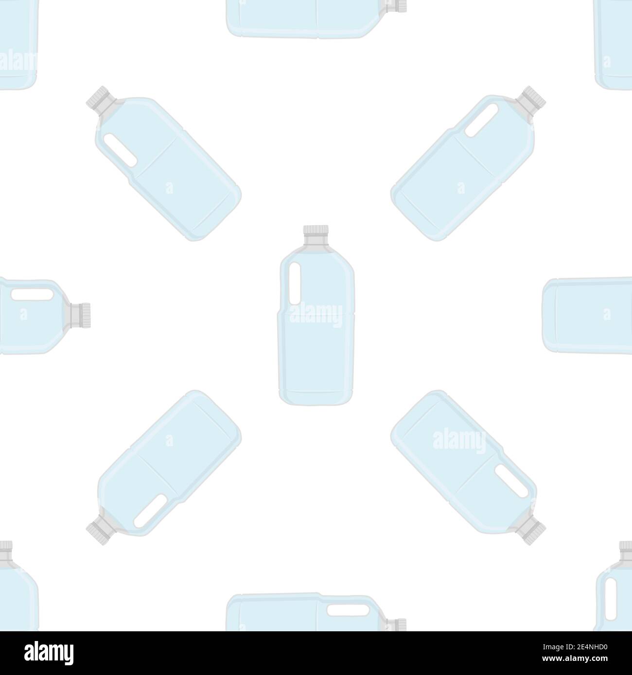 Illustration on theme set identical types plastic bottles for drinking ...