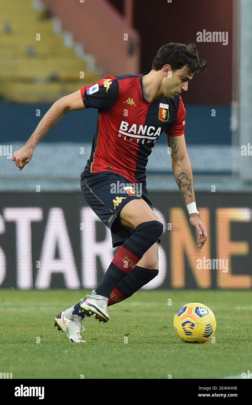 Luigi Ferraris stadium, Genova, Italy, 24 Jan 2021, Ivan Radovanovic ...