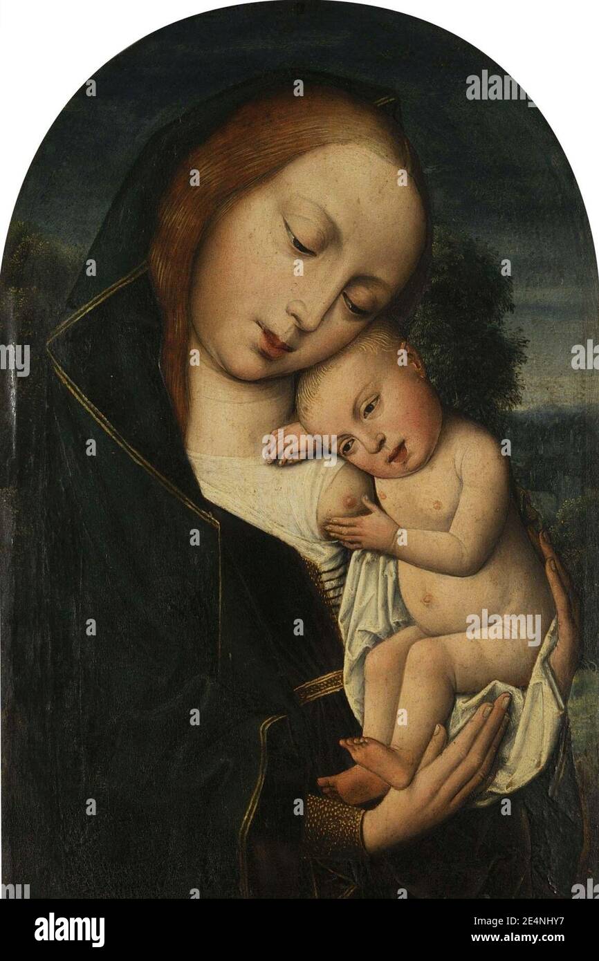 Master of the Magdalen Legend - Madonna and Child (Waddesdon Manor Stock Photo - Alamy