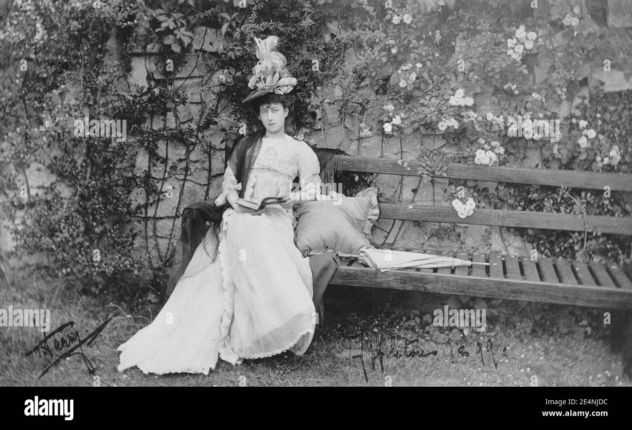 Maud of Wales -- Queen of Norway Stock Photo - Alamy