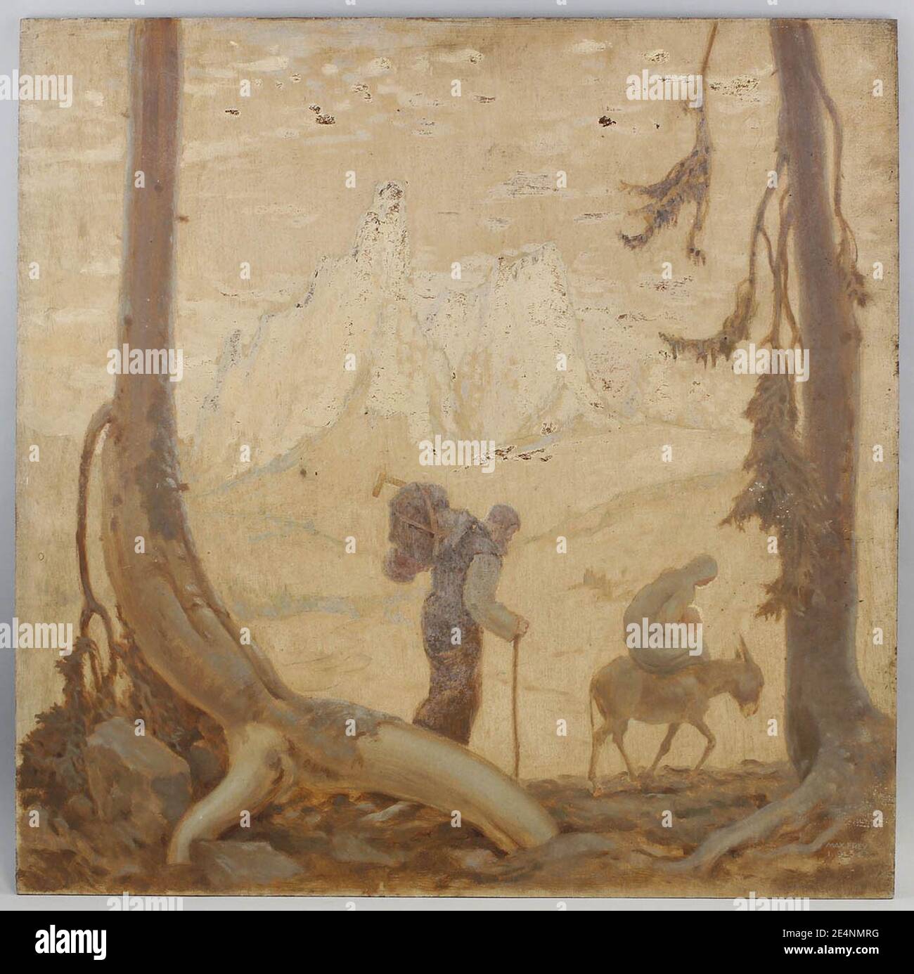 Max Frey - Flucht über die Berge, 1934 Stock Photo - Alamy