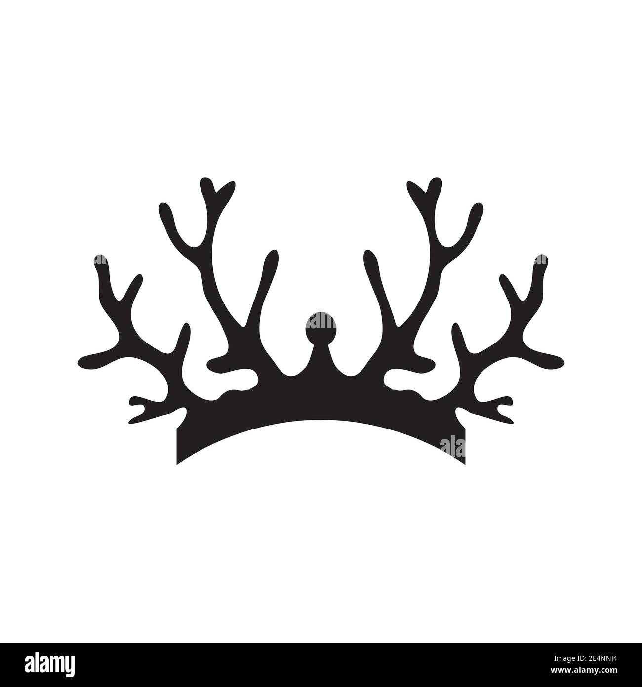 Crown Icon in trendy flat style isolated on white background. Crown ...
