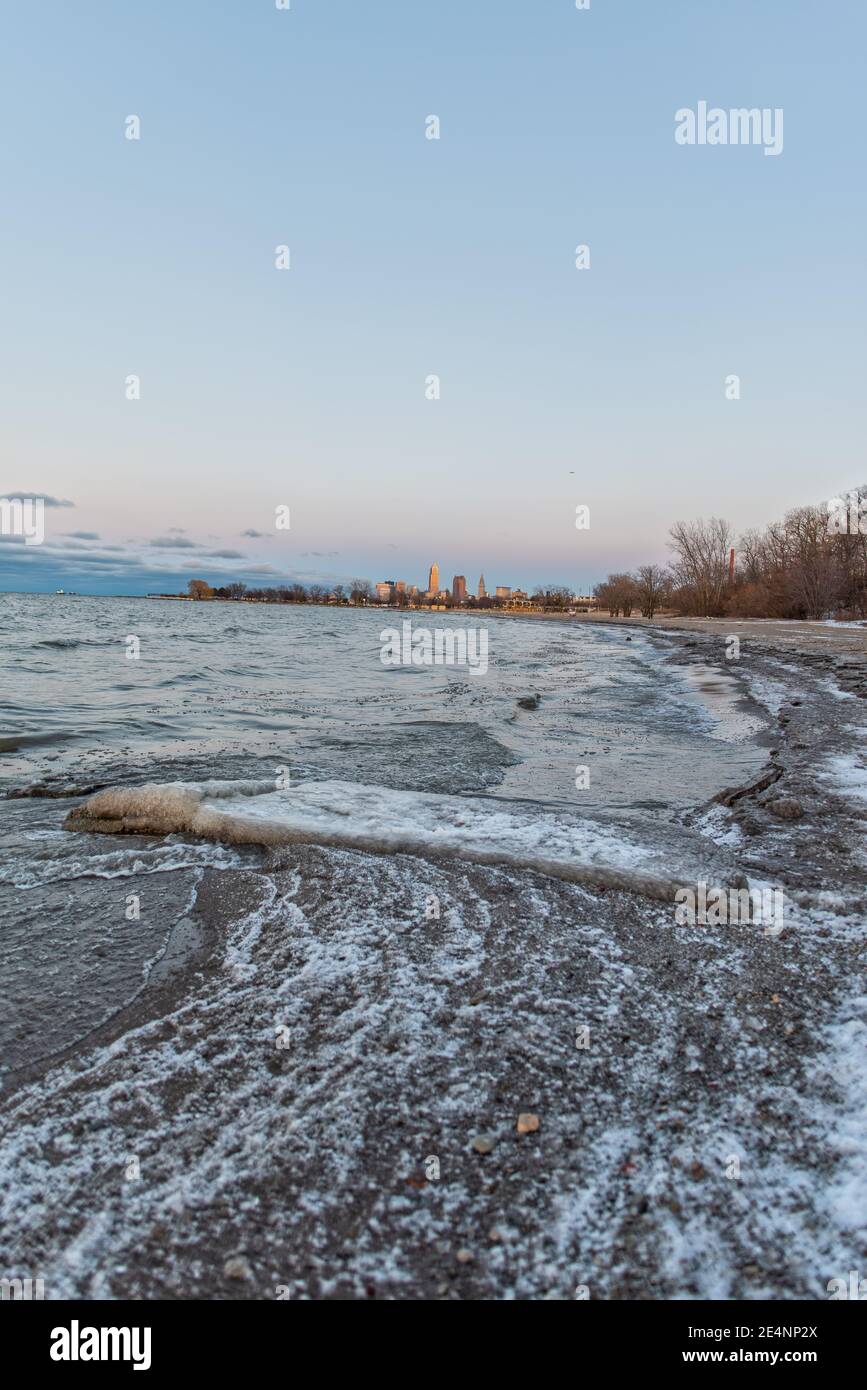Cleveland metroparks beach hi-res stock photography and images - Alamy