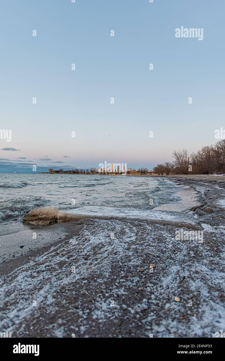 Cleveland metroparks beach hi-res stock photography and images - Alamy