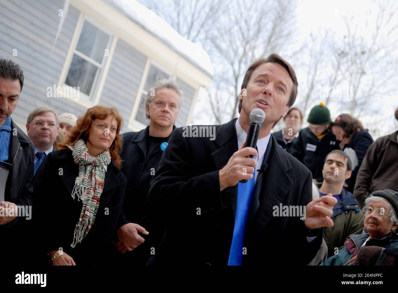 Democratic presidential candidate and former North Carolina Senator ...