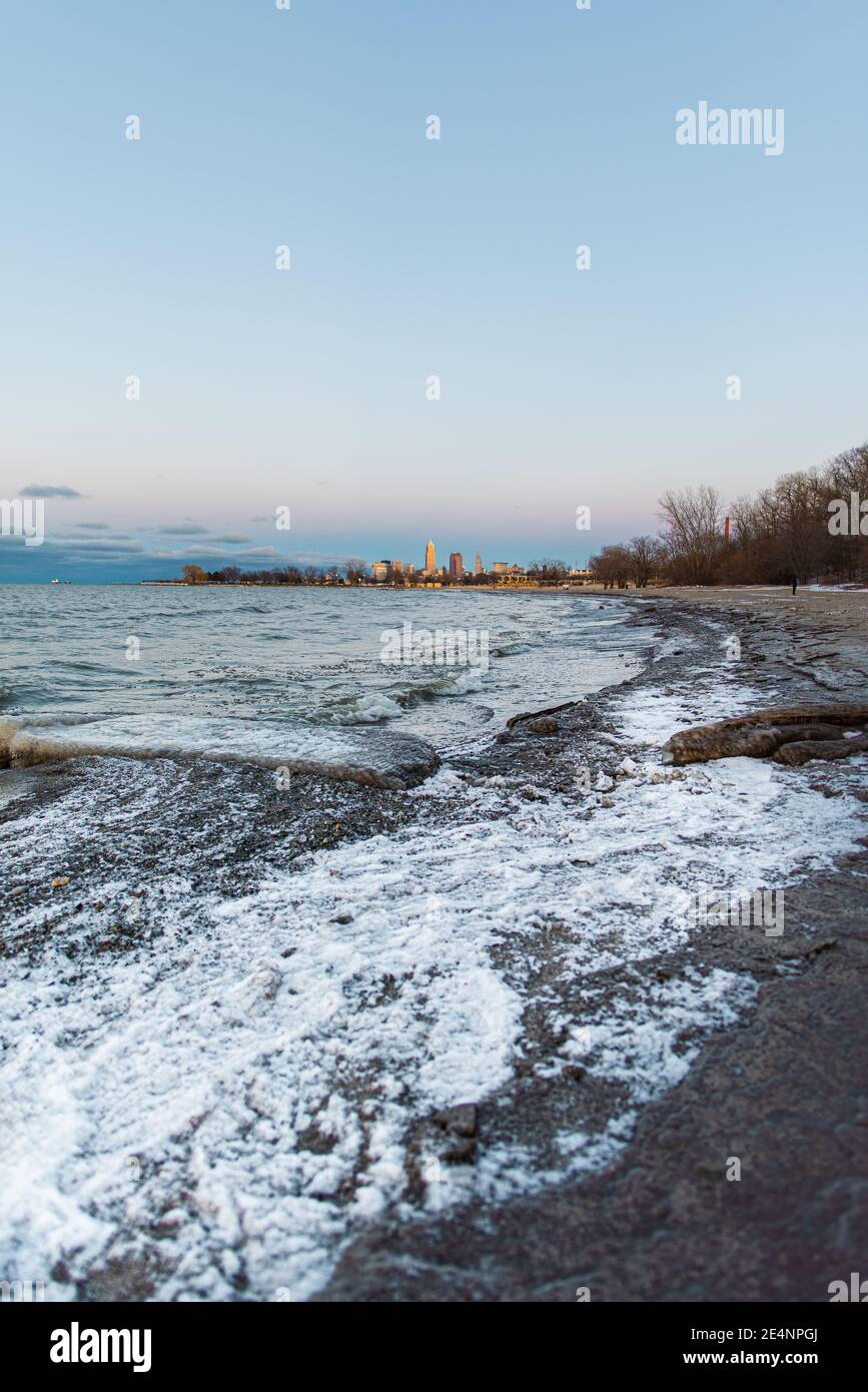 Cleveland metroparks beach hi-res stock photography and images - Alamy