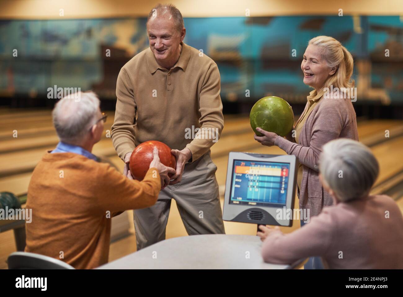 Old People Bowling
