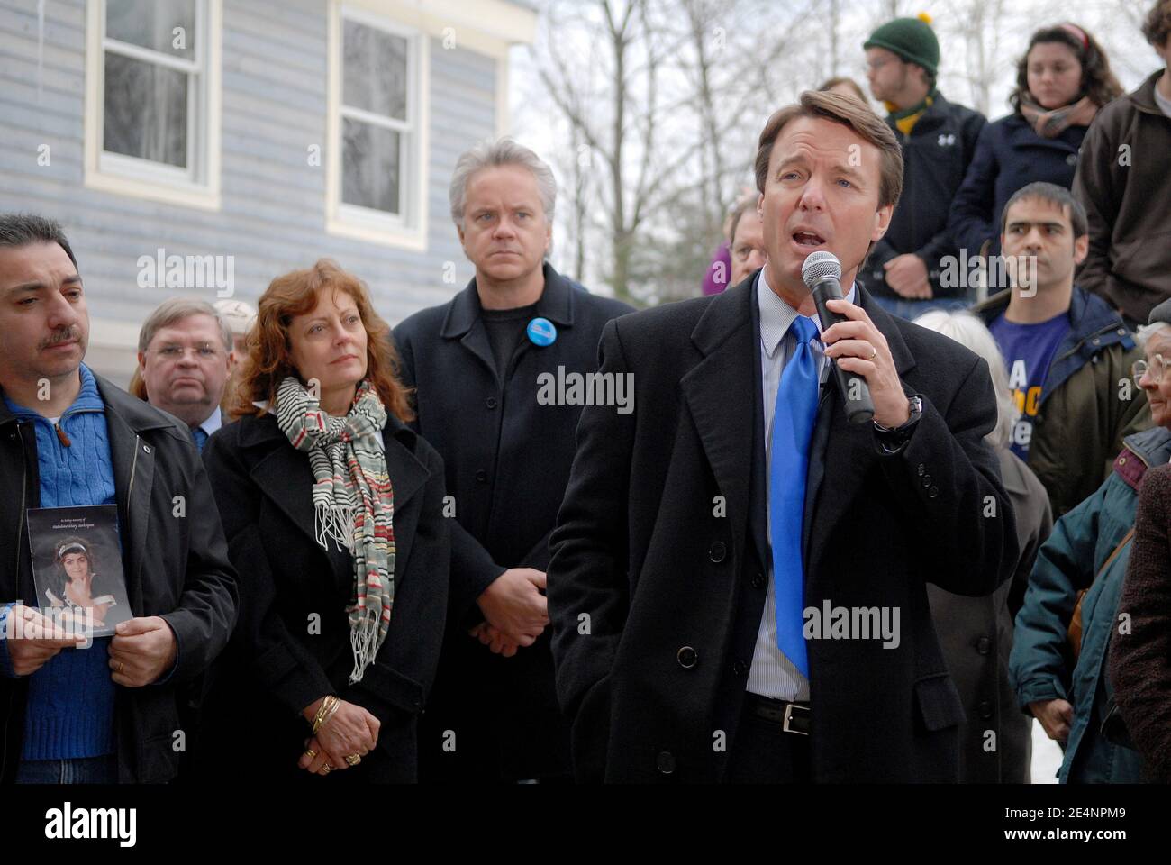 Democratic presidential candidate and former North Carolina Senator ...