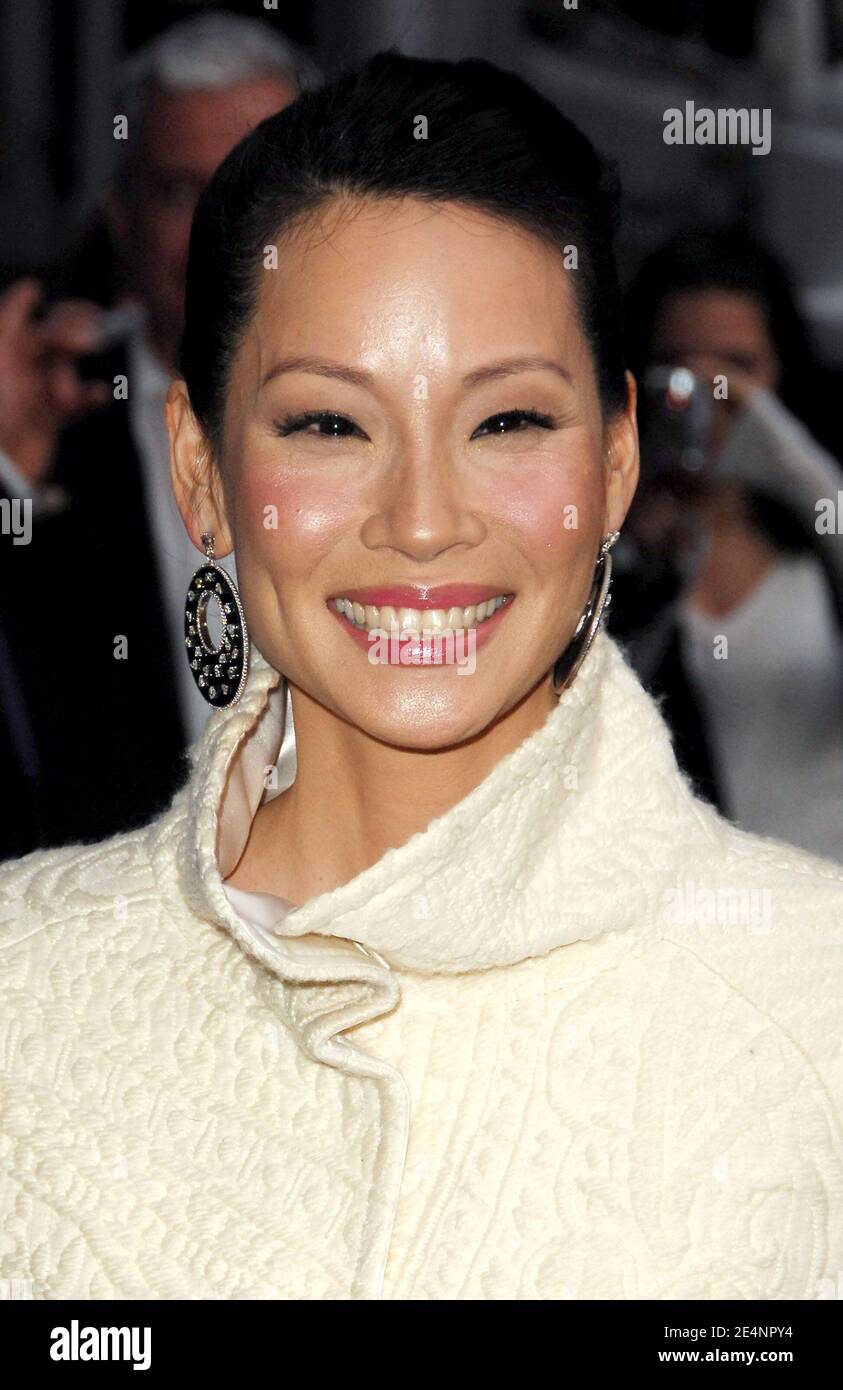 Actress Lucy Liu arrives for the taping of 'Late Night With David ...