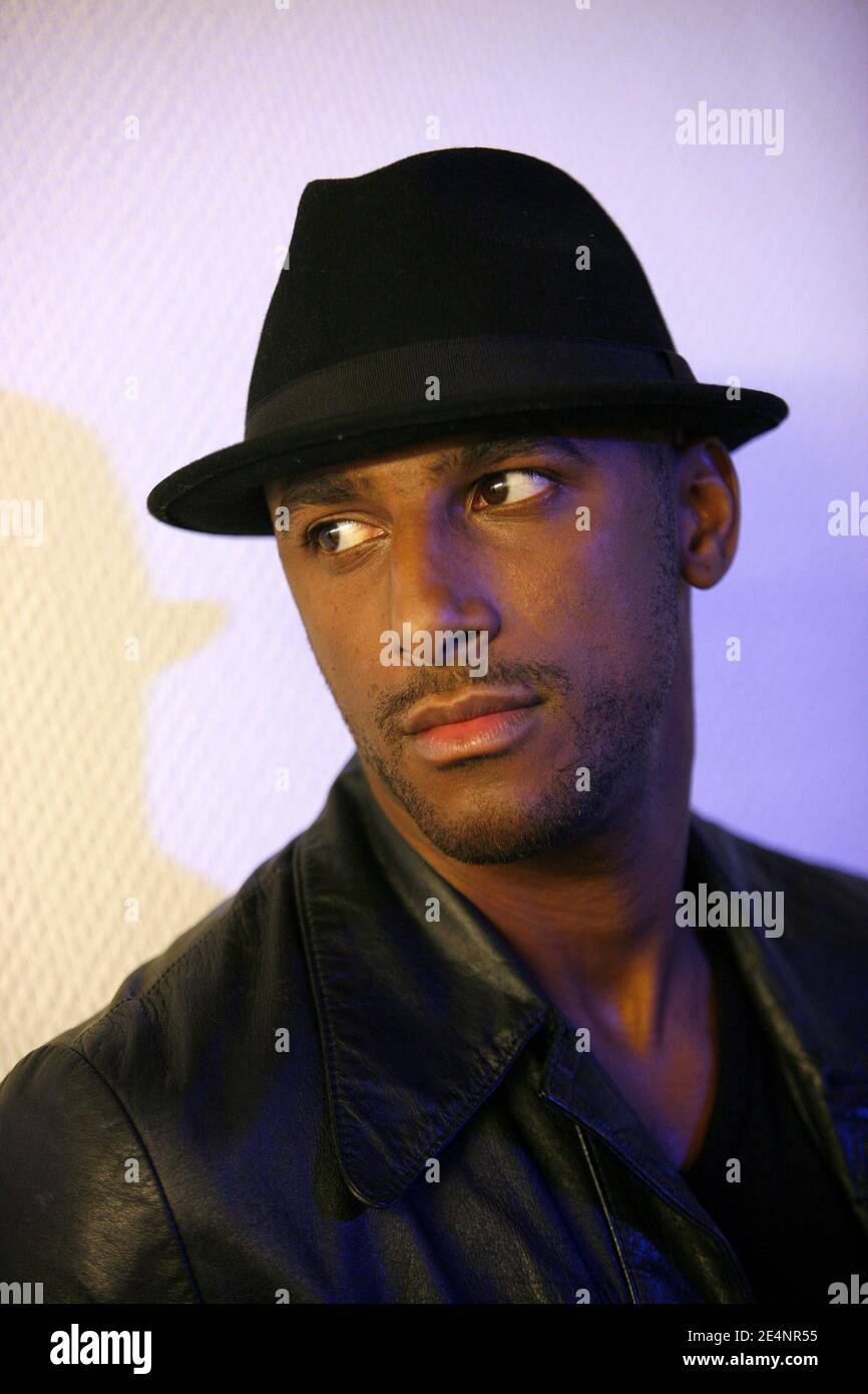 Singer Stomy Bugsy attends the taping of a radio show in La Plaine ...