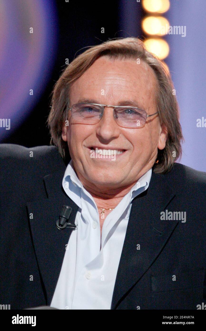 Director Alexandre Arcady attends the taping of a TV show in La Plaine ...