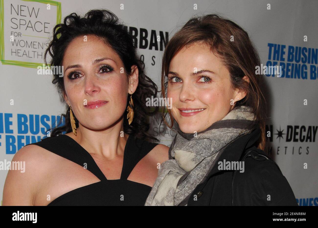 Television personality Ricki Lake (L) and actress Keri Russell attend ...