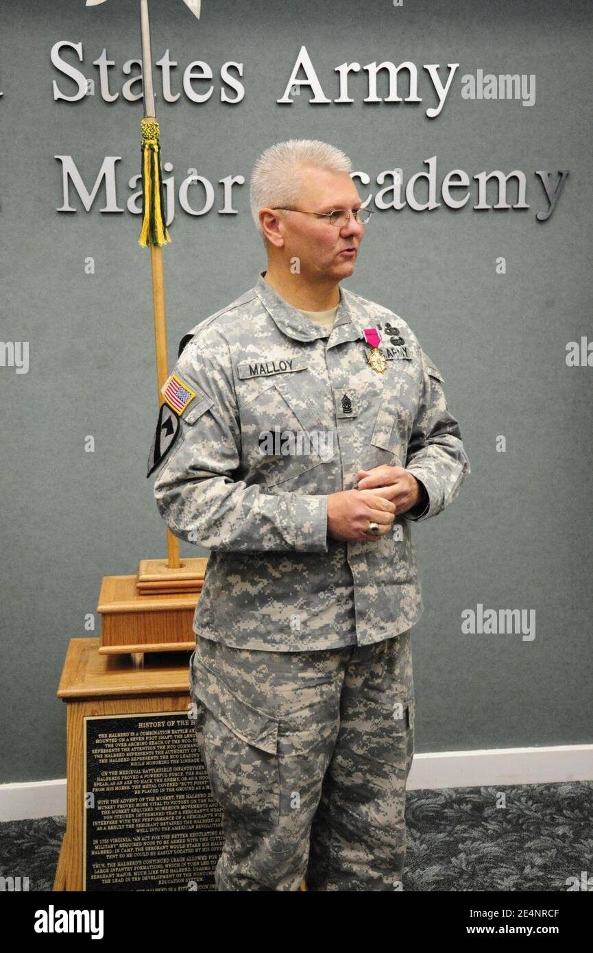 Master Sergeant of the United States Army Stock Photo - Alamy