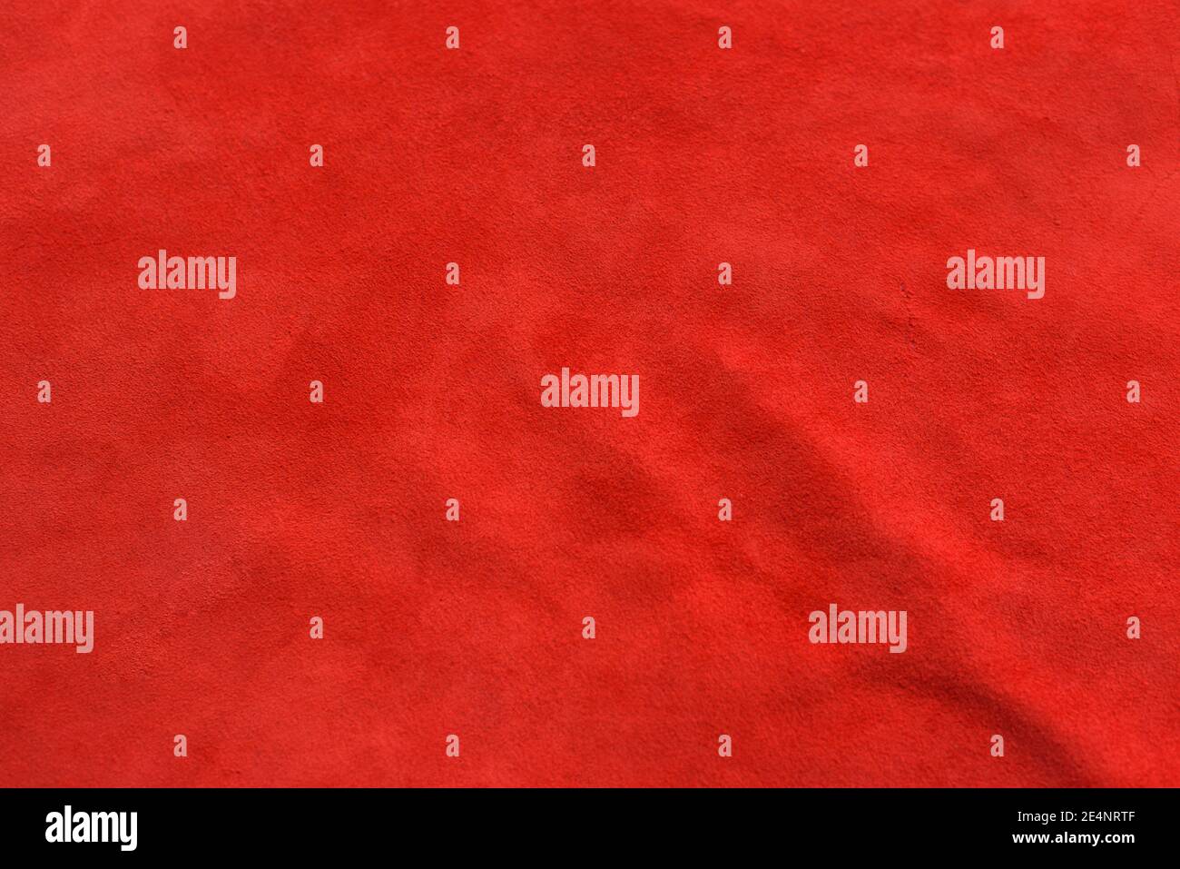 Felt material macro. Red suede texture. Fabric, leather, material for ...