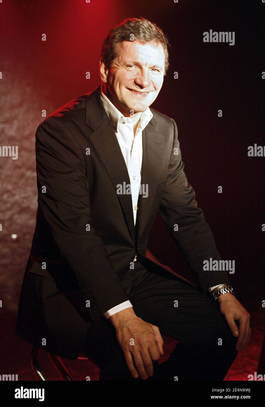 EXCLUSIVE - Actor Patrick Adler playing his show Patrick Adler, Brise ...