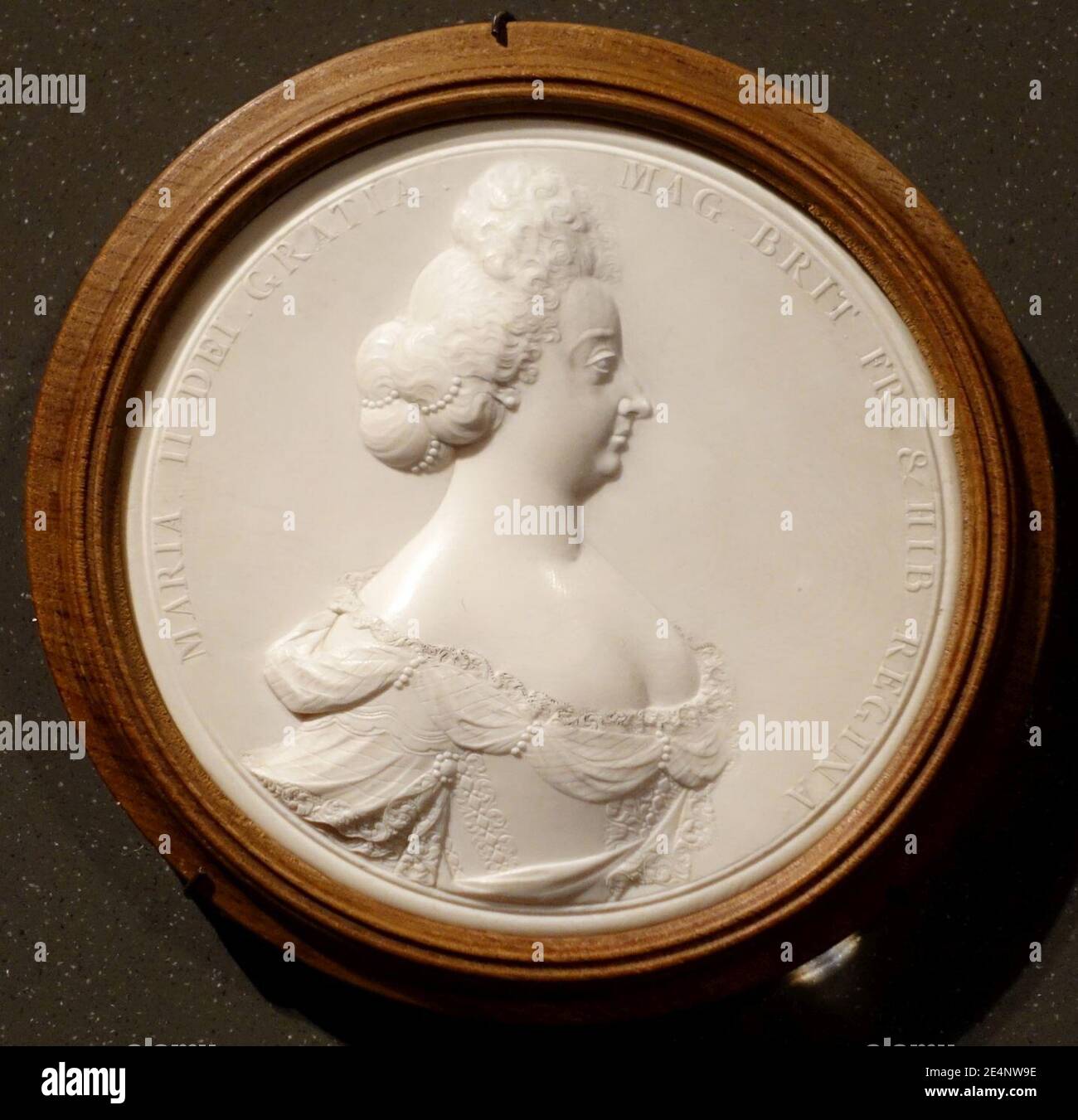 Mary II, Queen of England, by Jean Cavalier, London, 1690, ivory Stock ...