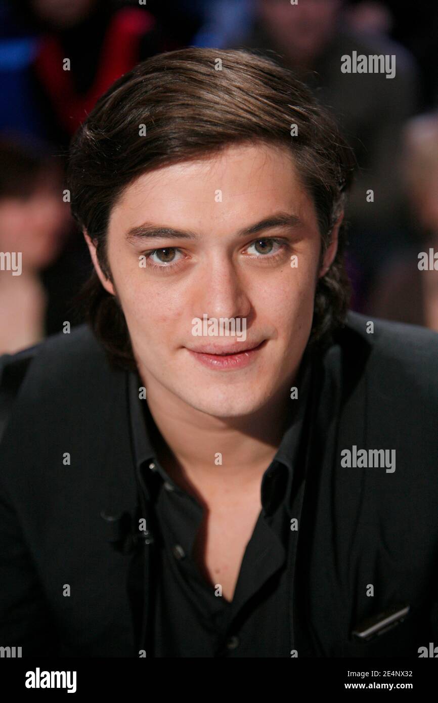 Actor Aurelien Wiik attends the taping of TV show in La Plaine Saint ...