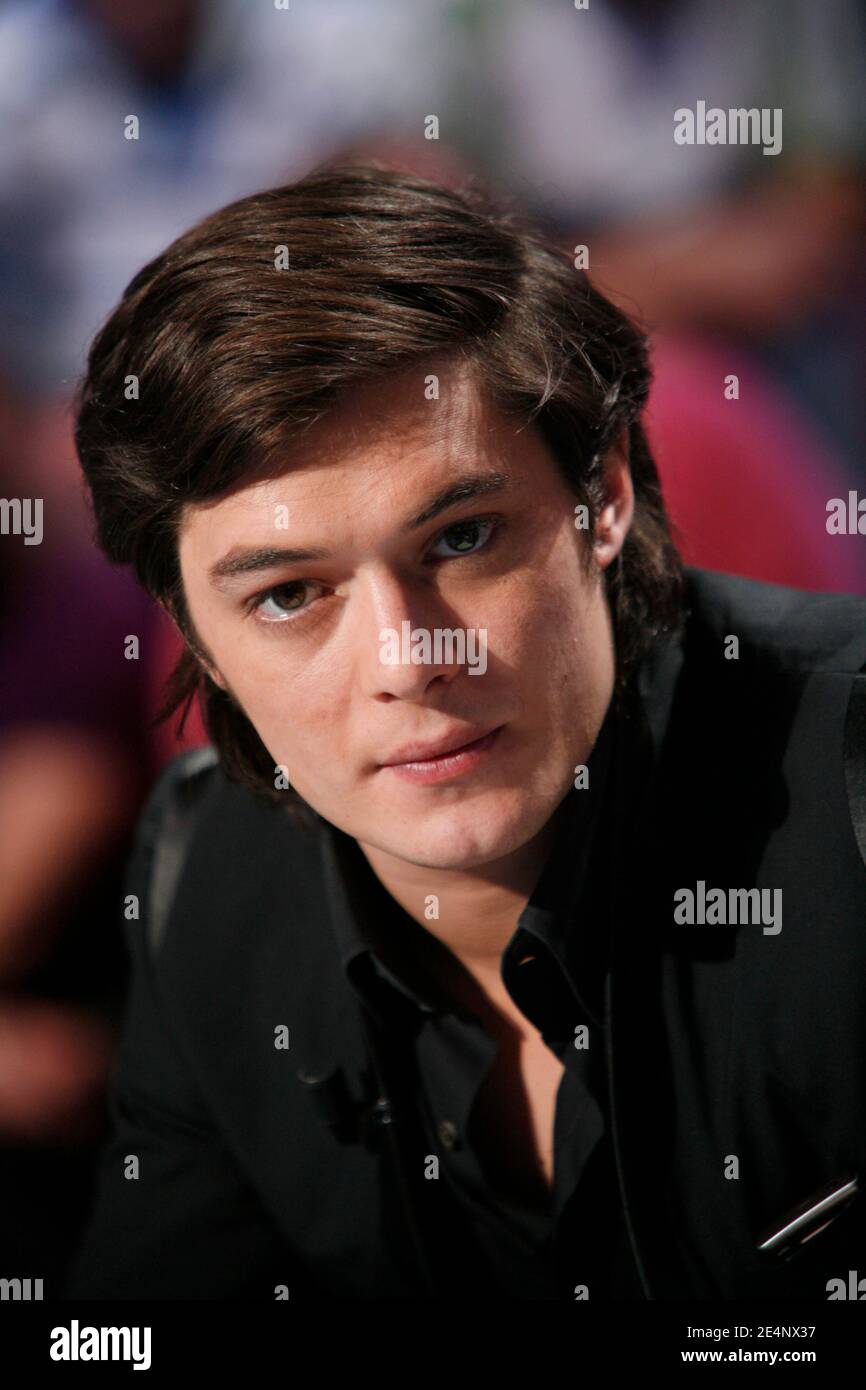 Actor Aurelien Wiik attends the taping of TV show in La Plaine Saint ...
