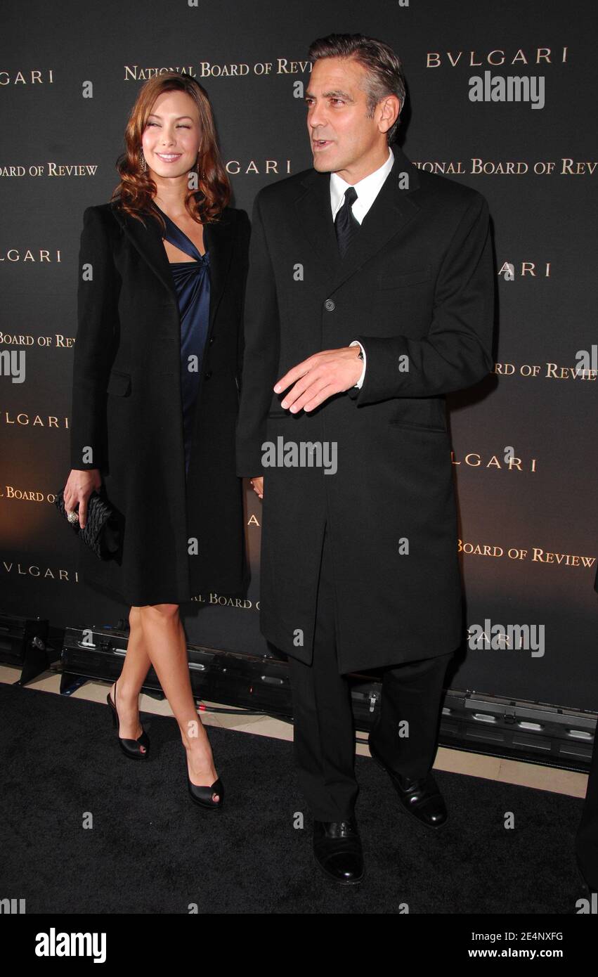 Actor George Clooney and his girlfriend Sarah Larson attend The 2007 ...