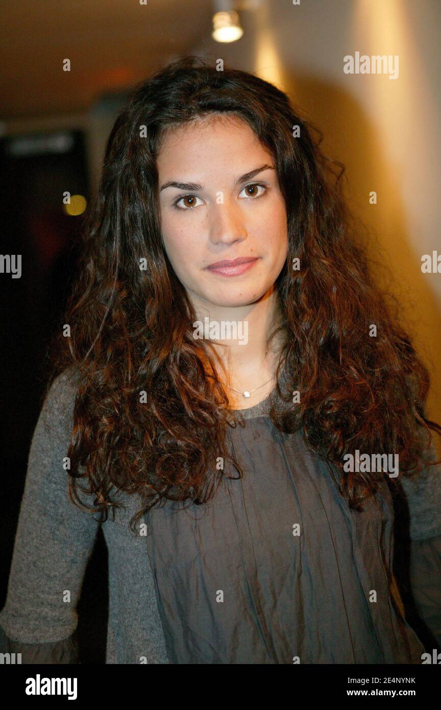 Barbara Cabrita attends the taping of a radio show in La Plaine-Saint ...