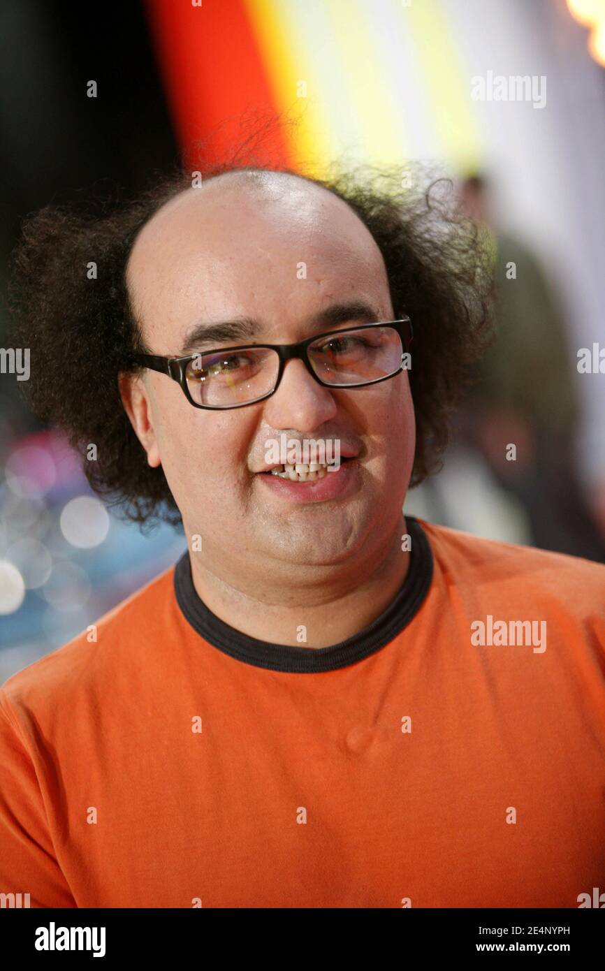 Sylvere attends the taping of a TV show in La Plaine-Saint-Denis near ...