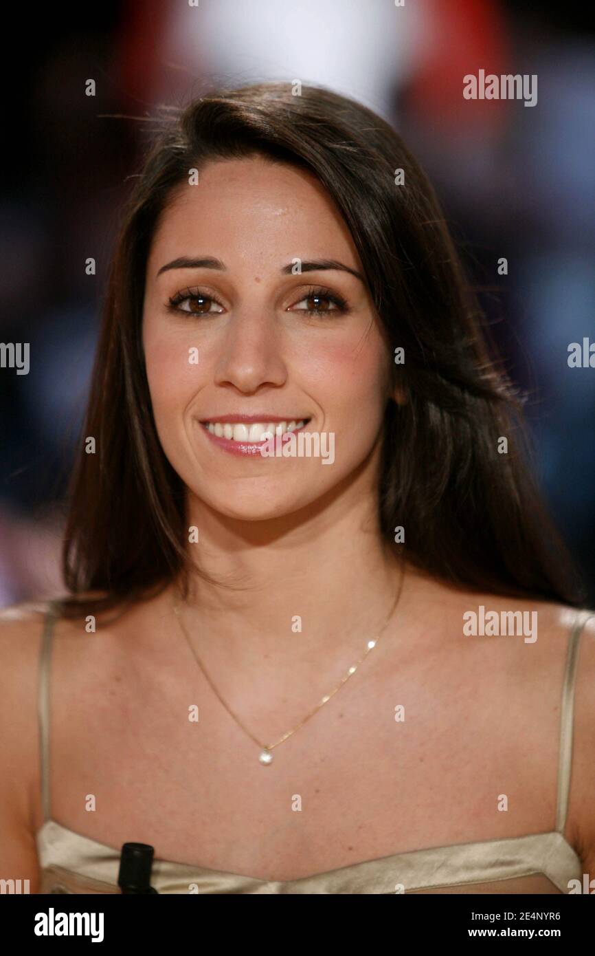 Lea attends the taping of a TV show in La Plaine-Saint-Denis near Paris ...