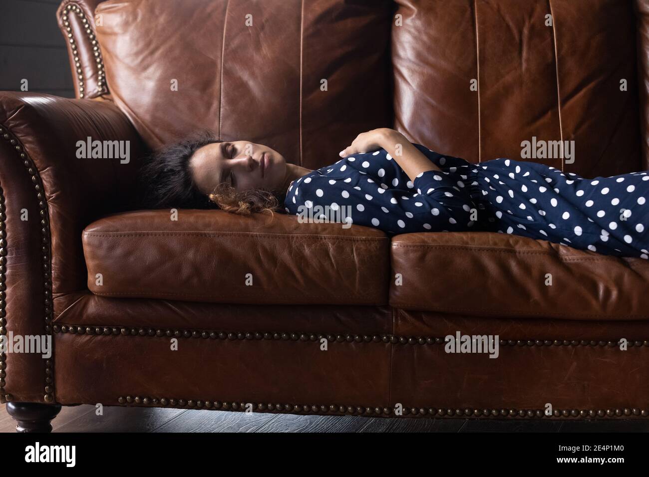 Bored person couch hi-res stock photography and images - Alamy