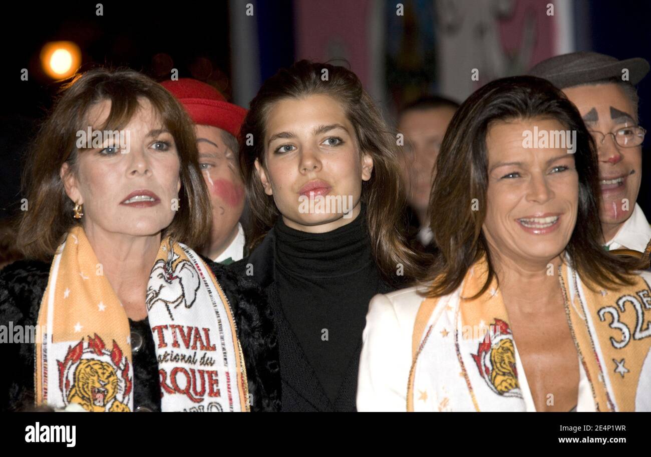 Princess Caroline and Stephanie of Monaco with Caroline's daughter ...