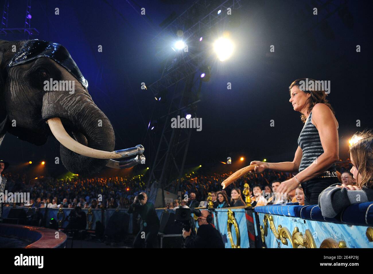 Princess Stephanie attends the 32nd International Circus Festival of ...