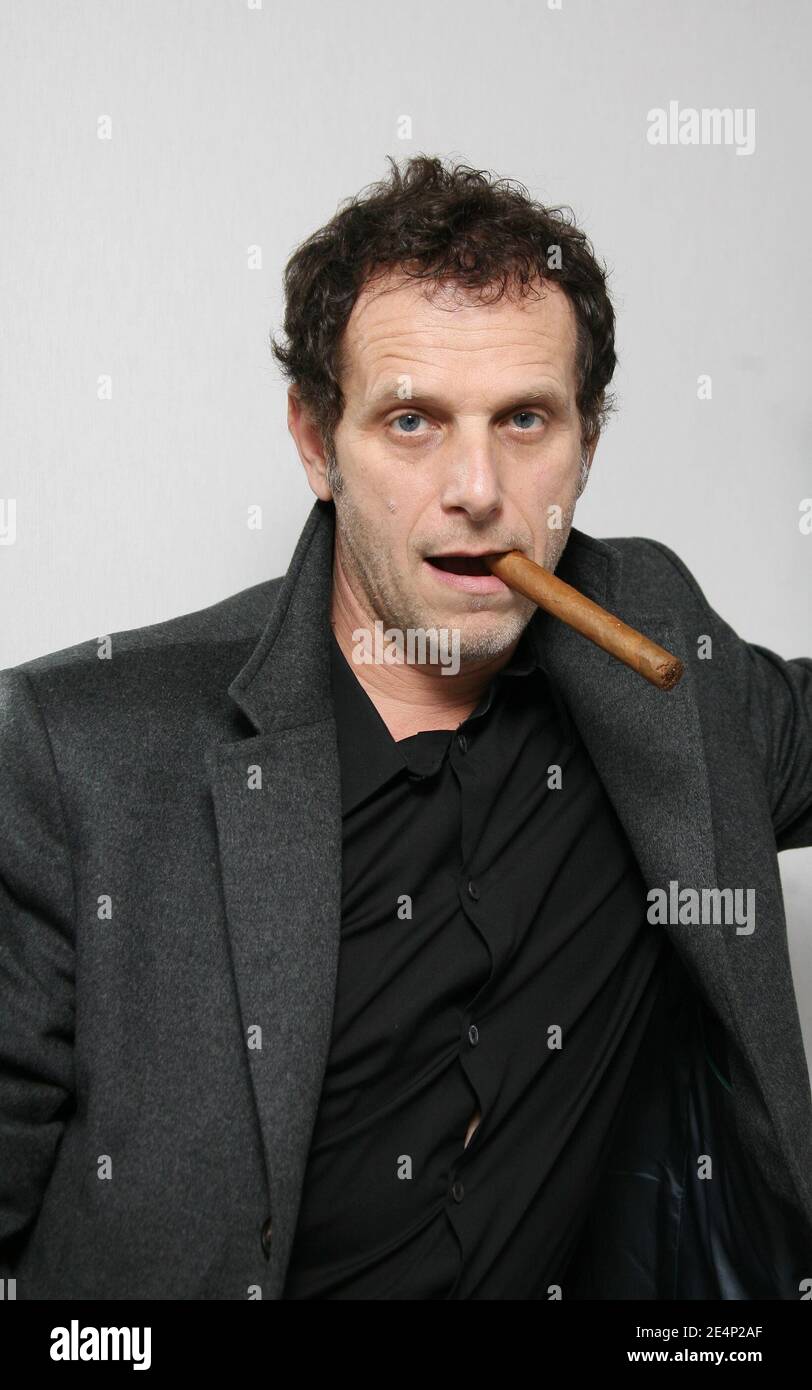 Actor Charles Berling poses during the 2nd Salon du Cinema held at the ...