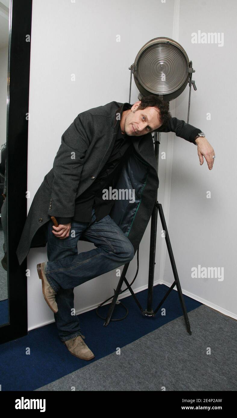 Actor Charles Berling poses during the 2nd Salon du Cinema held at the ...
