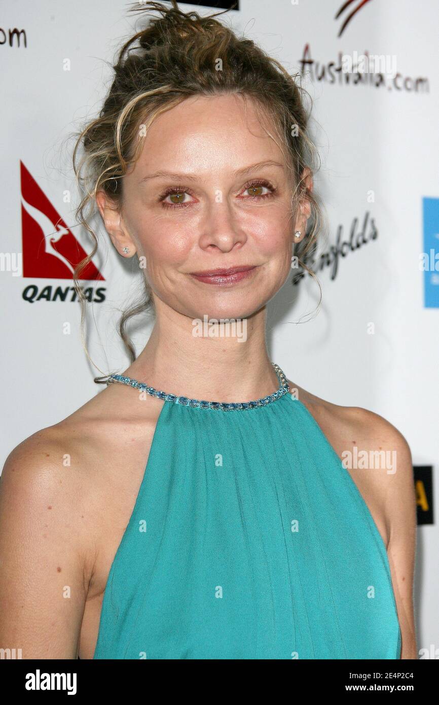 Calista Flockhart arriving for the G'Day USA Australia Black Tie Gala ...
