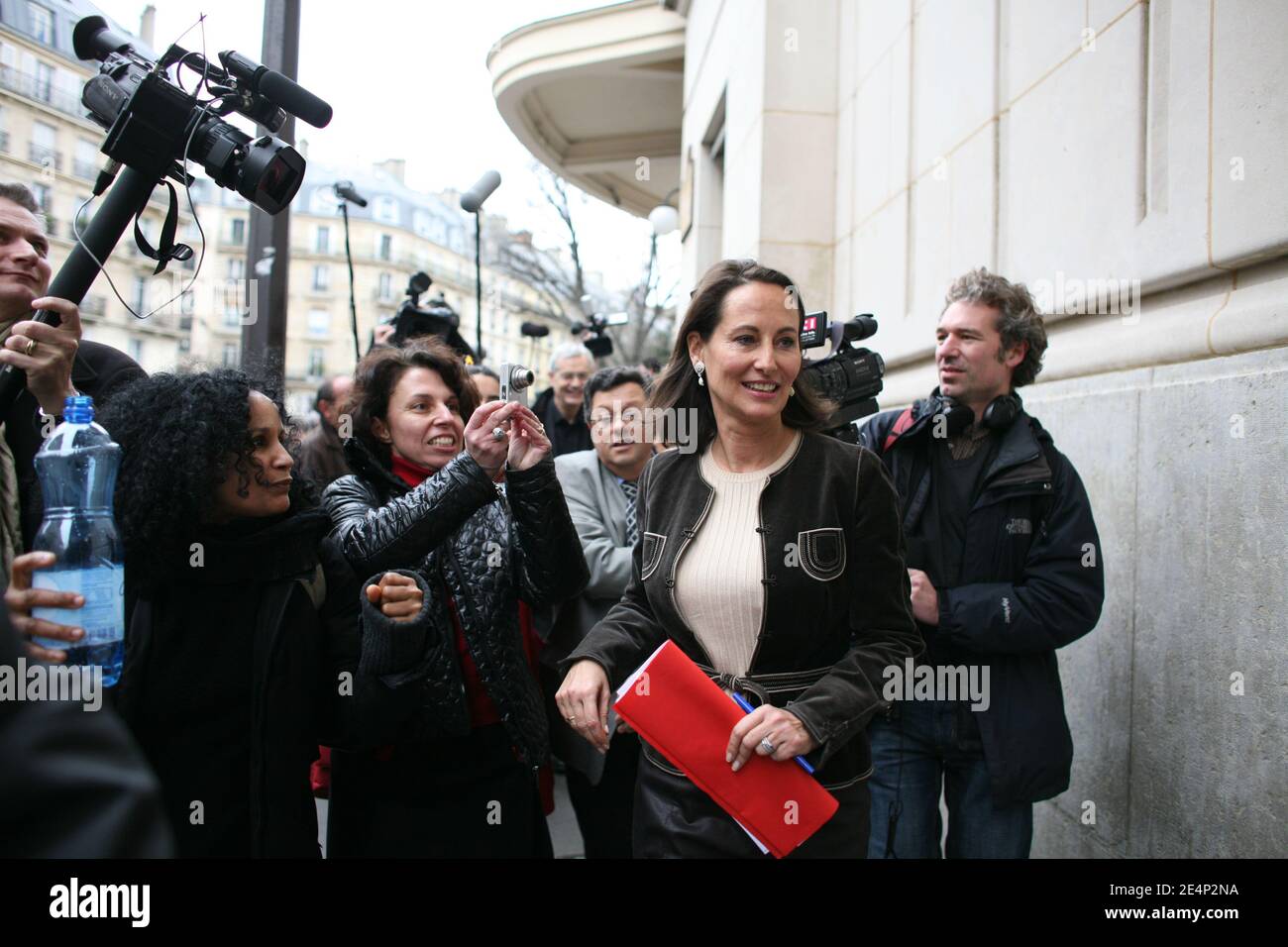 Segolene Royal arriving at the Socialist Party General Meeting for ...