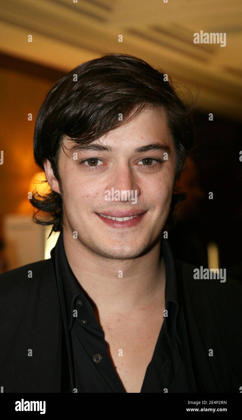 Actor Aurelien Wiik poses during the Francesco Smalto Men's Autumn ...