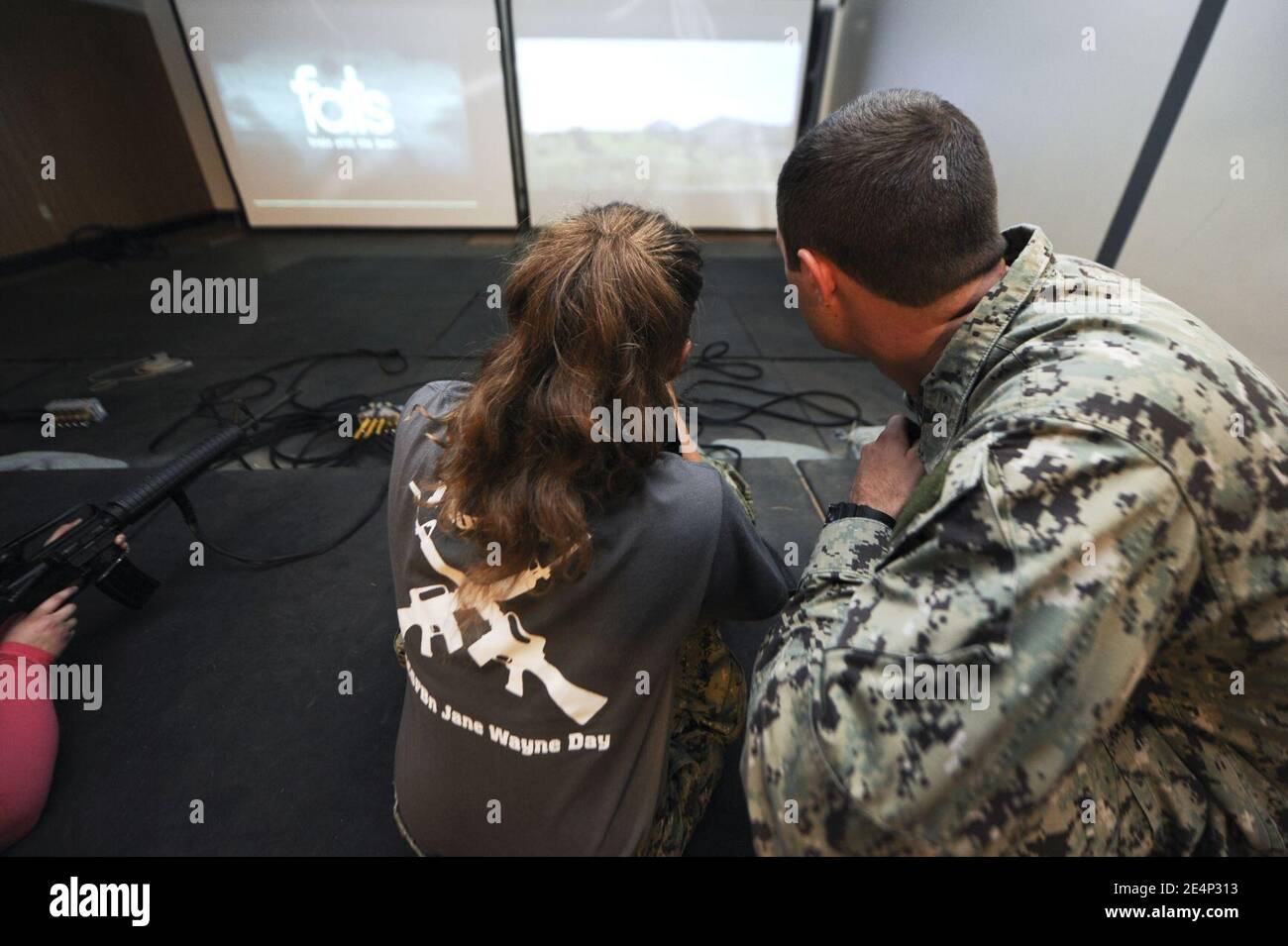 MCSFBn Hosts Jayne Wayne Day Stock Photo - Alamy