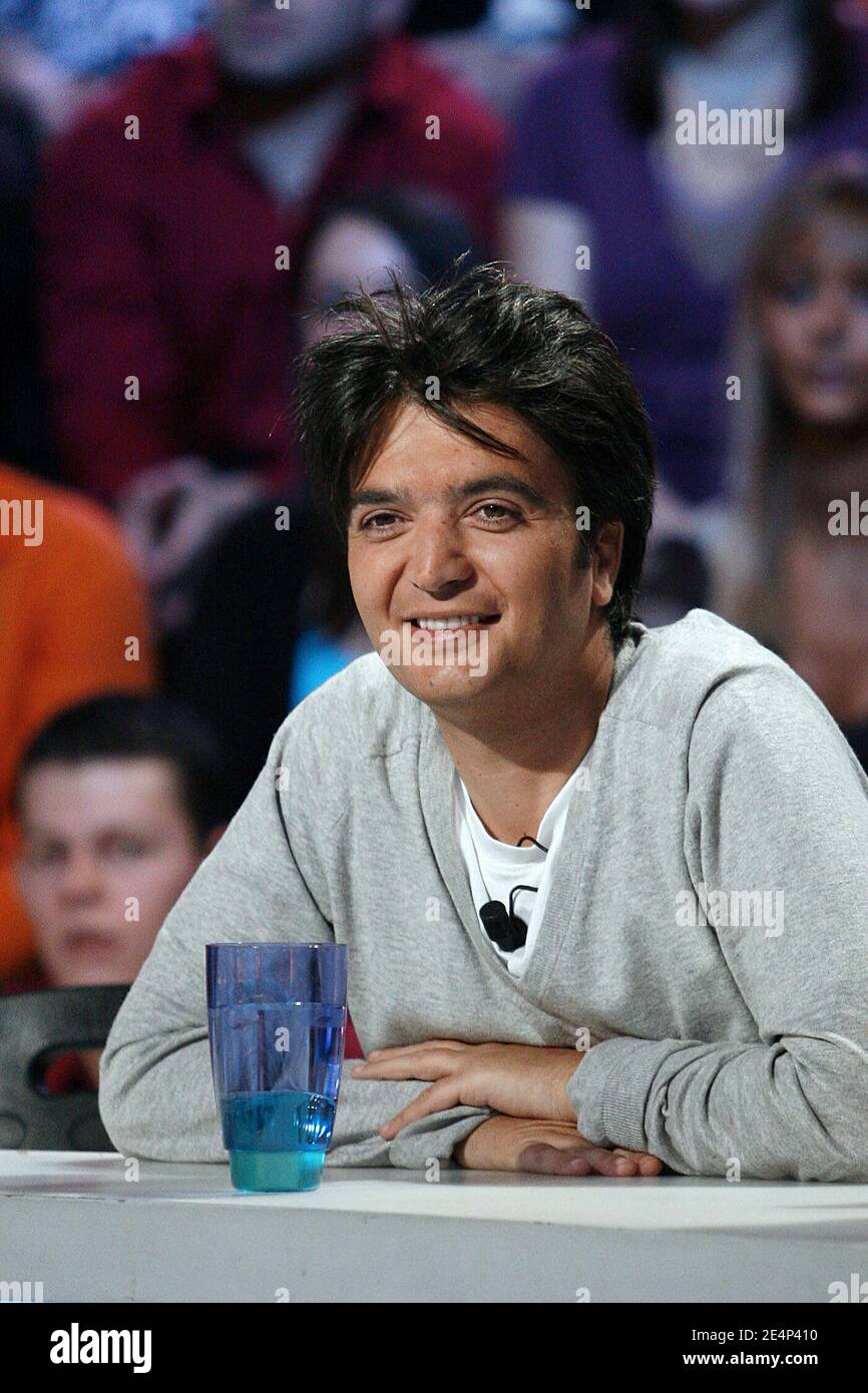 Thomas Langmann attends the taping of a TV show in La Plaine-Saint ...