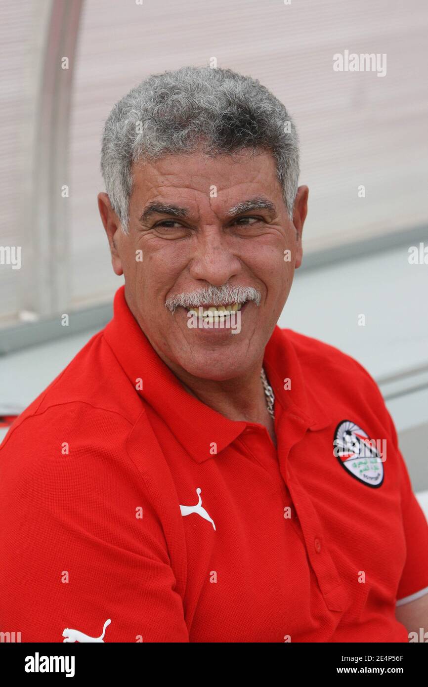Egypt's coach Hassan Shehata during the African Cup of Nations soccer ...