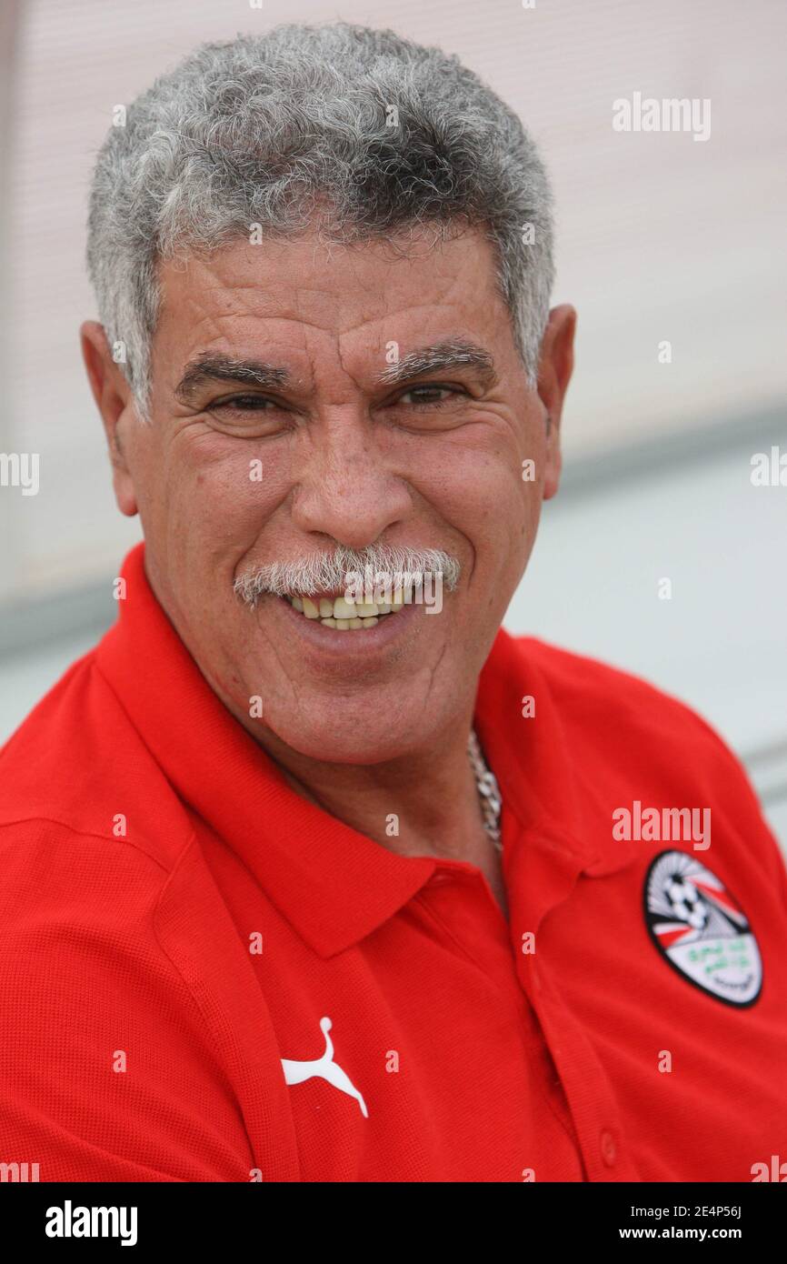 Egypt's coach Hassan Shehata during the African Cup of Nations soccer ...