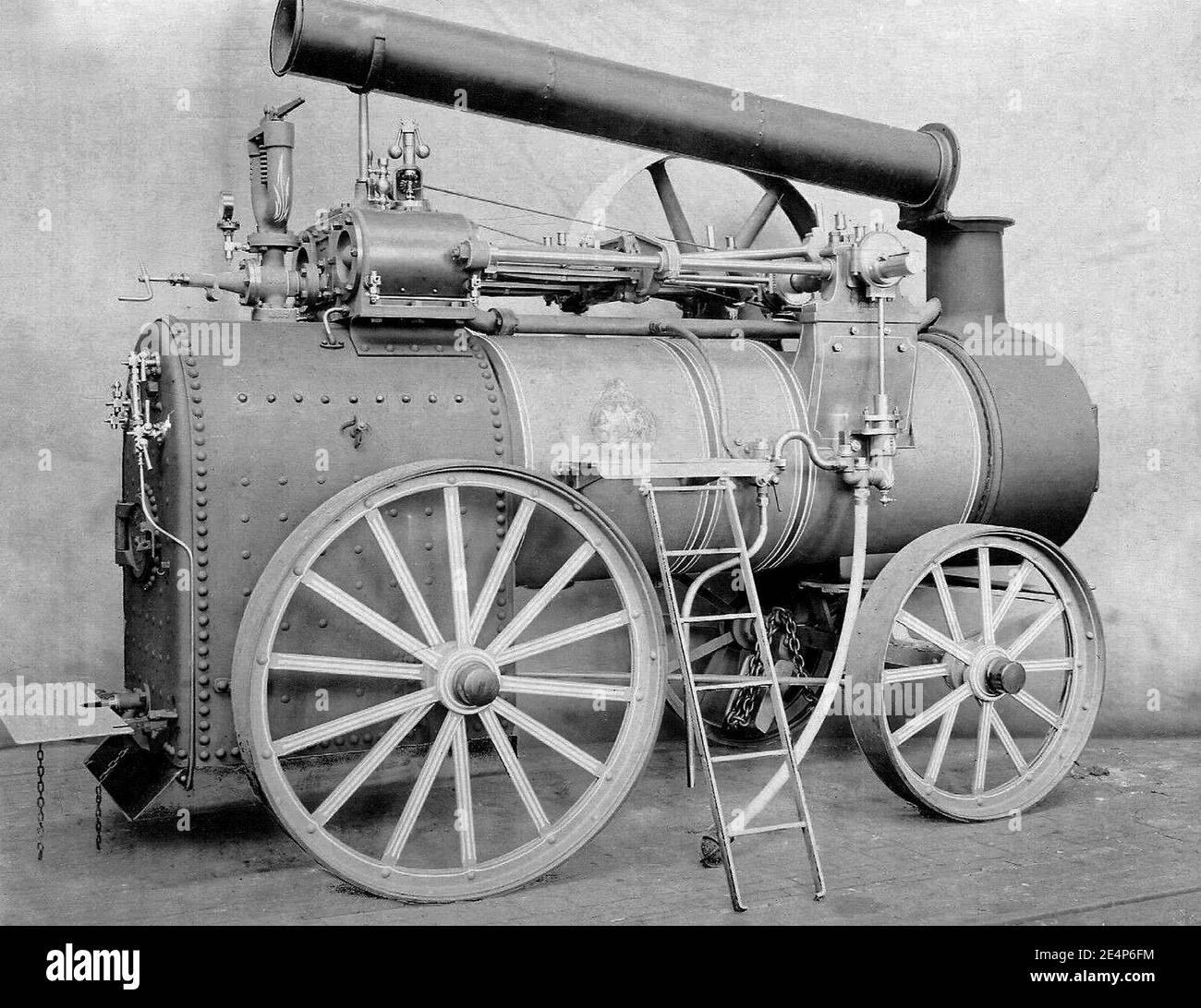 Messrs. Robey & Co Ltd, Lincoln portable compound engine 1890s Stock ...