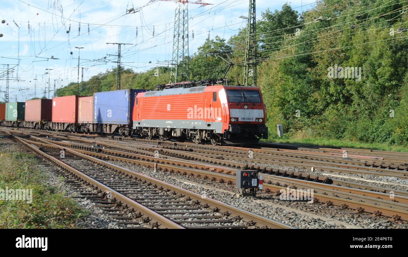 Deutsche Bahn Class 189 EuroSprinter electric powered locomotive at ...