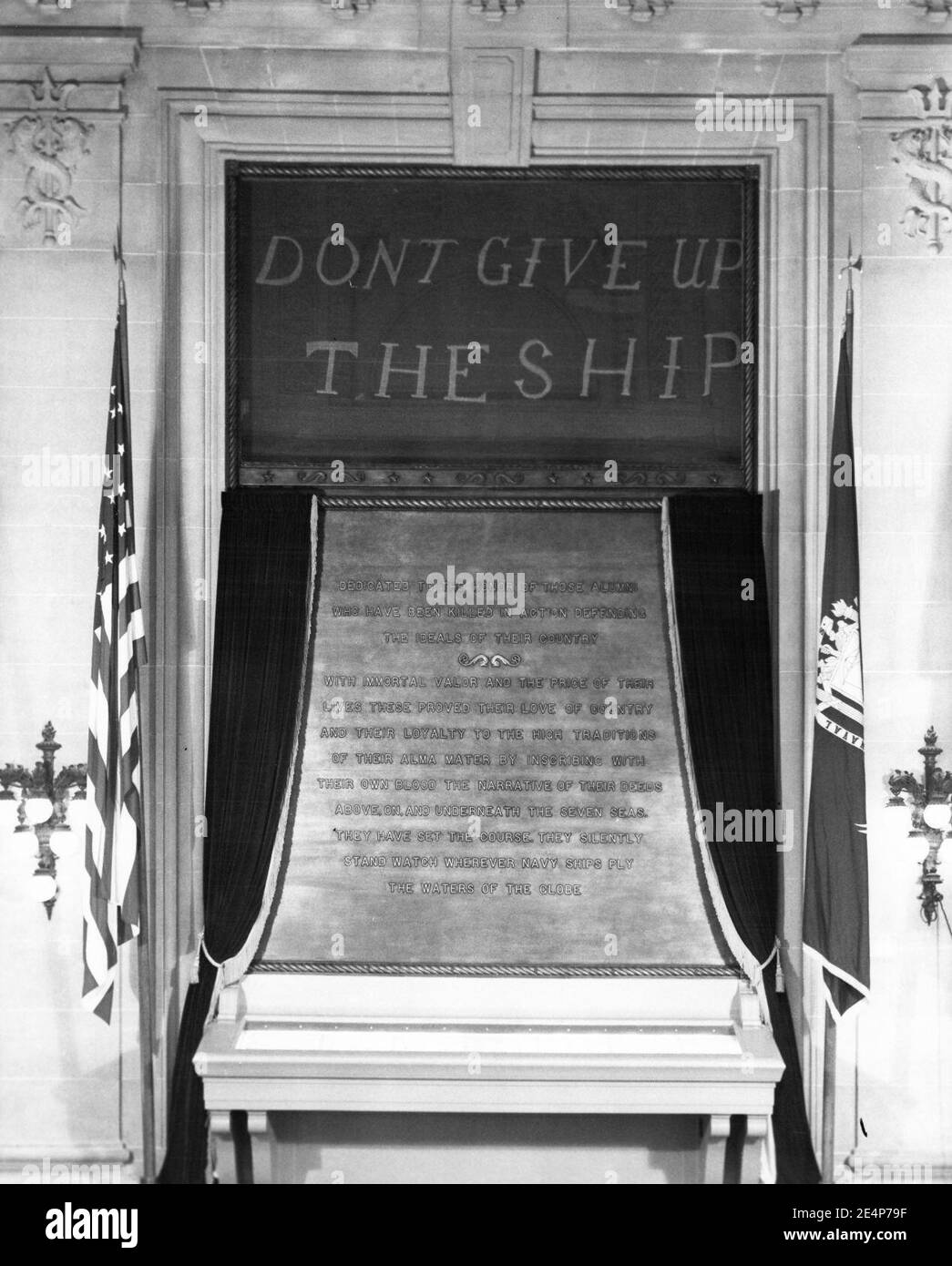 Memorial hall USNA RT Stock Photo - Alamy