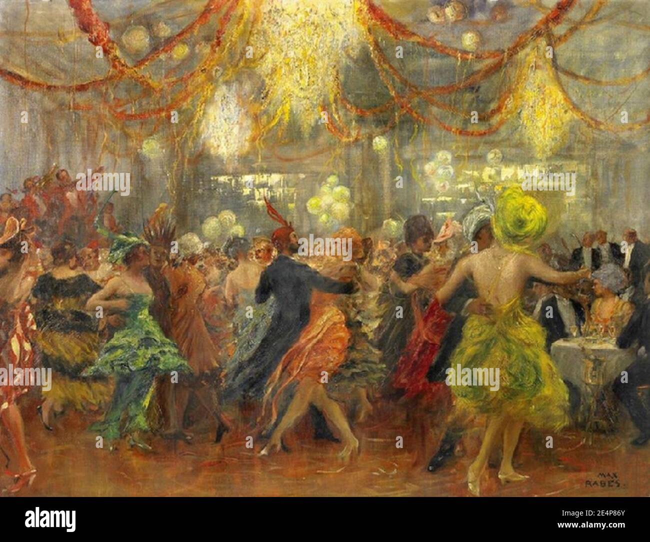 Max Rabes - Wiener Maskenball Stock Photo - Alamy