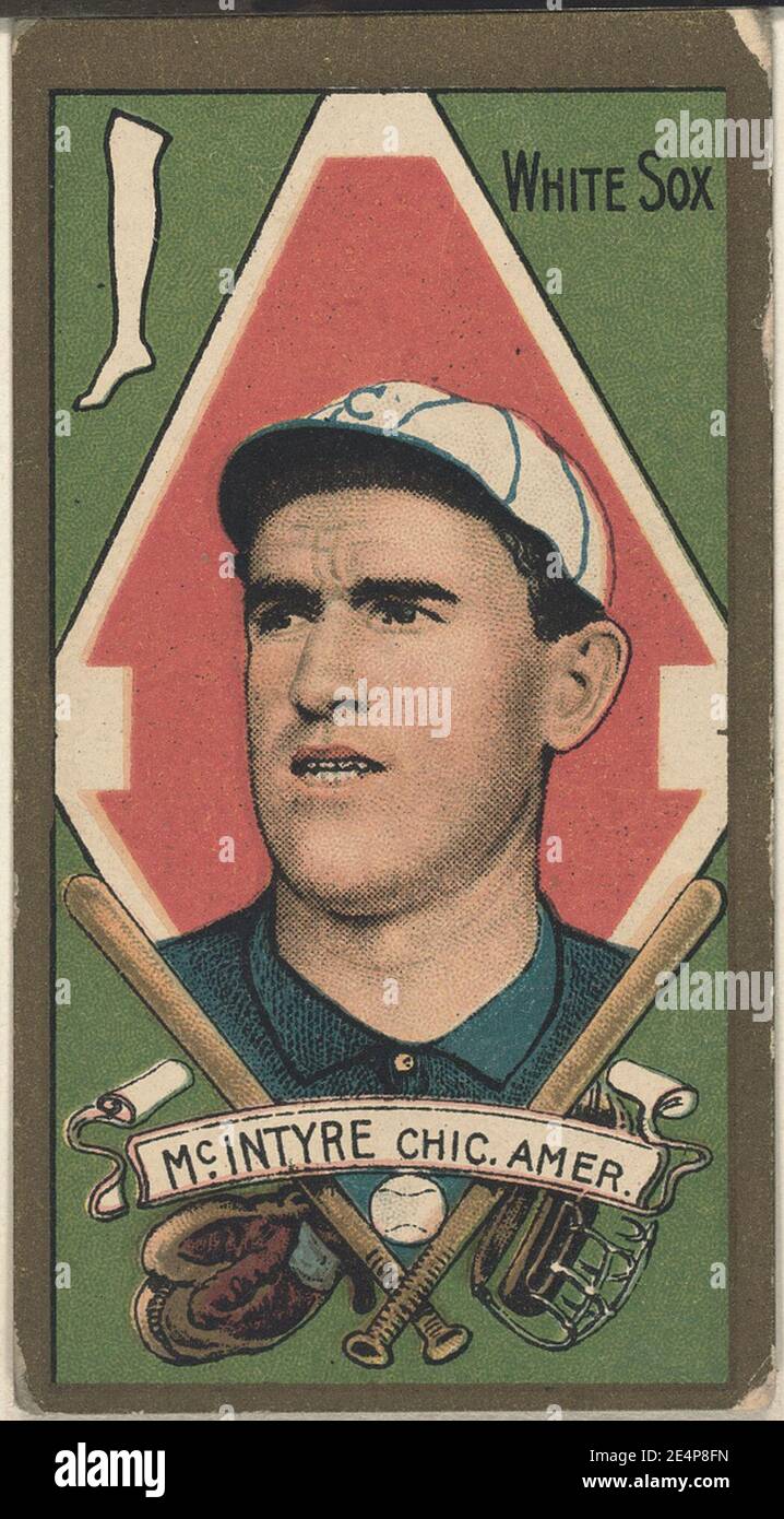 Matthew McIntyre, Chicago White Sox, baseball card portrait Stock Photo ...
