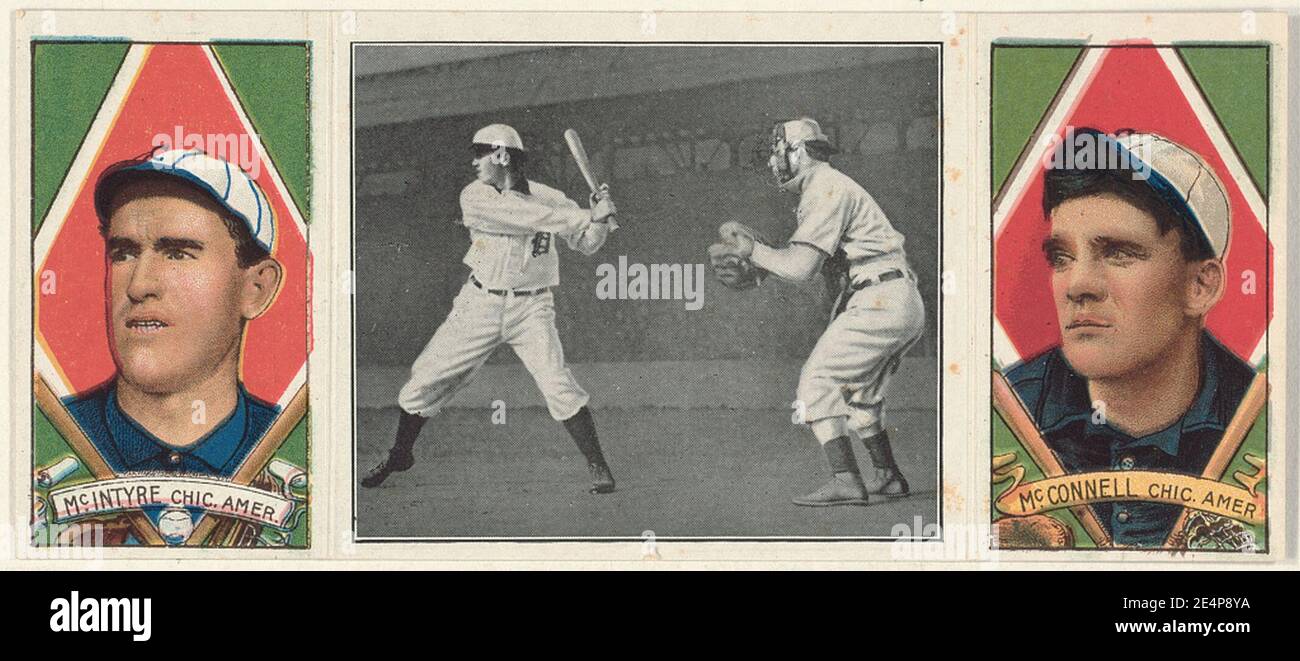 Mat. McIntyre-A. McConnell, Chicago White Sox, baseball card portrait ...