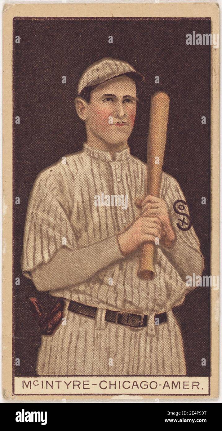 Matthew McIntyre, Chicago White Sox, baseball card portrait Stock Photo ...